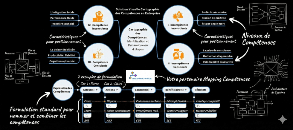 Cartographie Compétences 2026 : Modèle 4 Etapes et Mapping RH